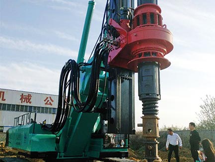 HF40+ Crawler Type Rotary Pilling Rig-Zhengzhou Hanfa Imp & Exp Trading ...
